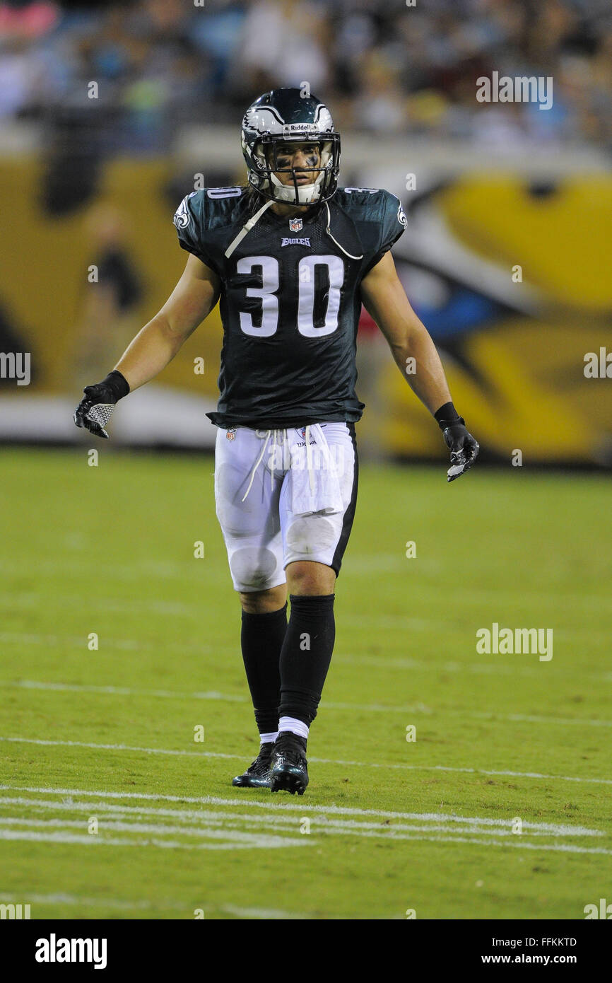 Jacksonville, FL, USA. 24th Aug, 2013. Philadelphia Eagles free safety ...