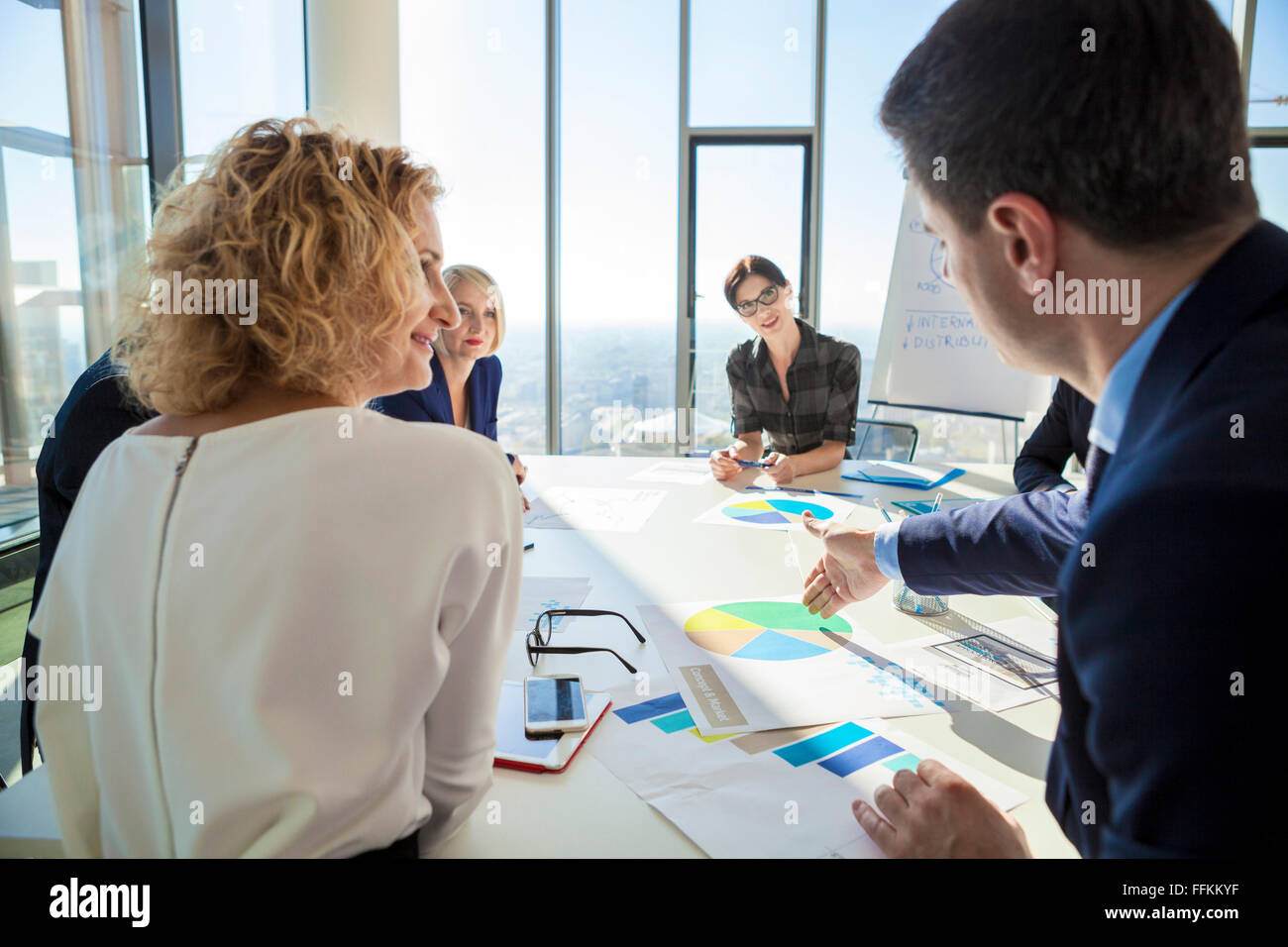 Team of architects in business meeting Stock Photo - Alamy