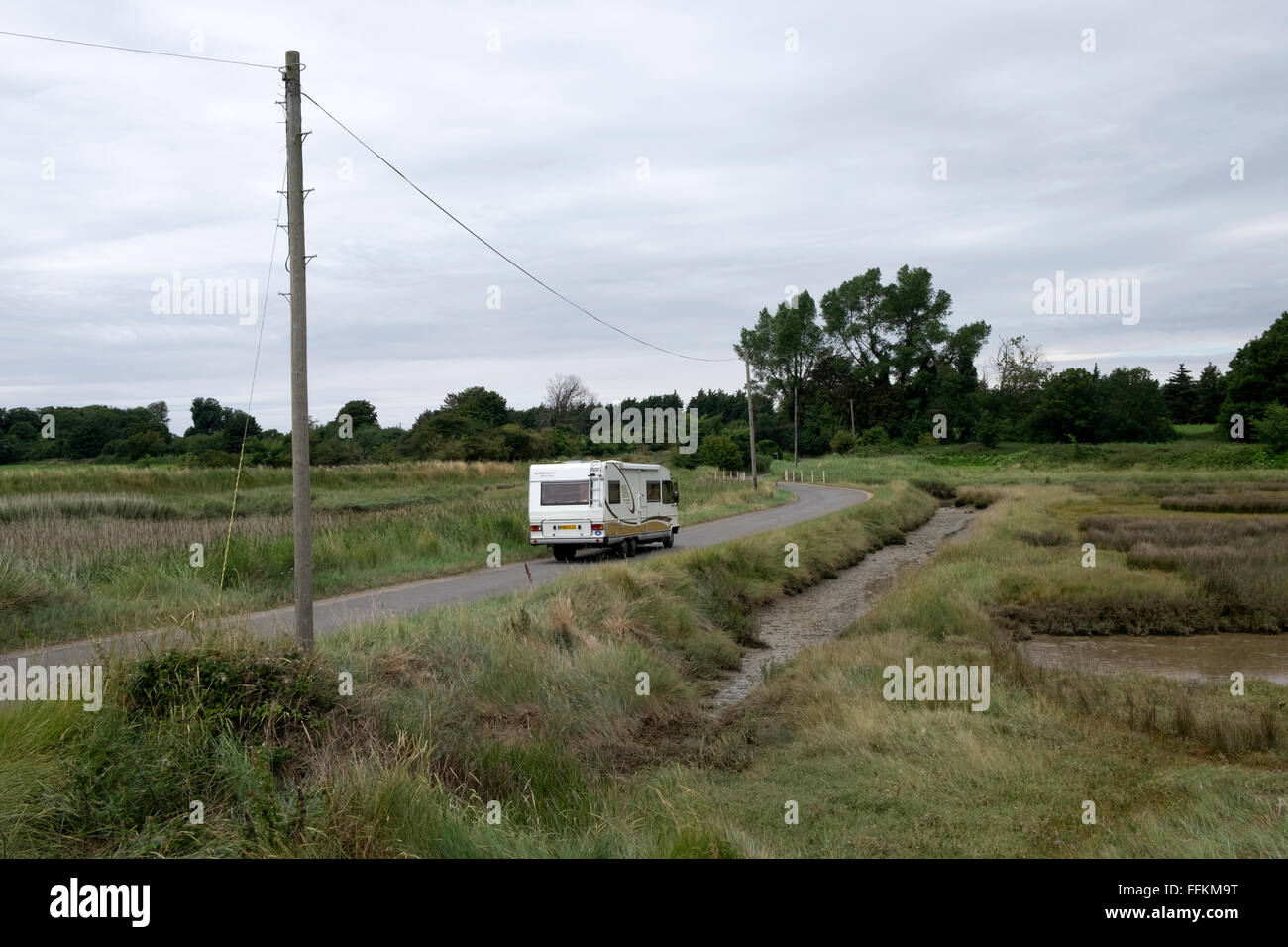 Rural road, Shingle Street, Suffolk, UK Stock Photo - Alamy