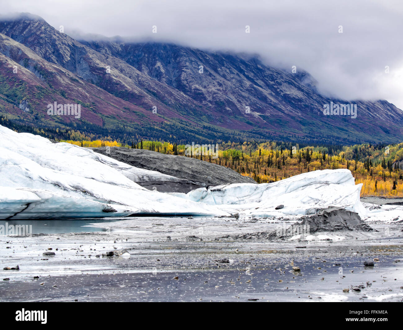 Alaska Glacier - Interior Unnamed Glacier Stock Photo - Alamy