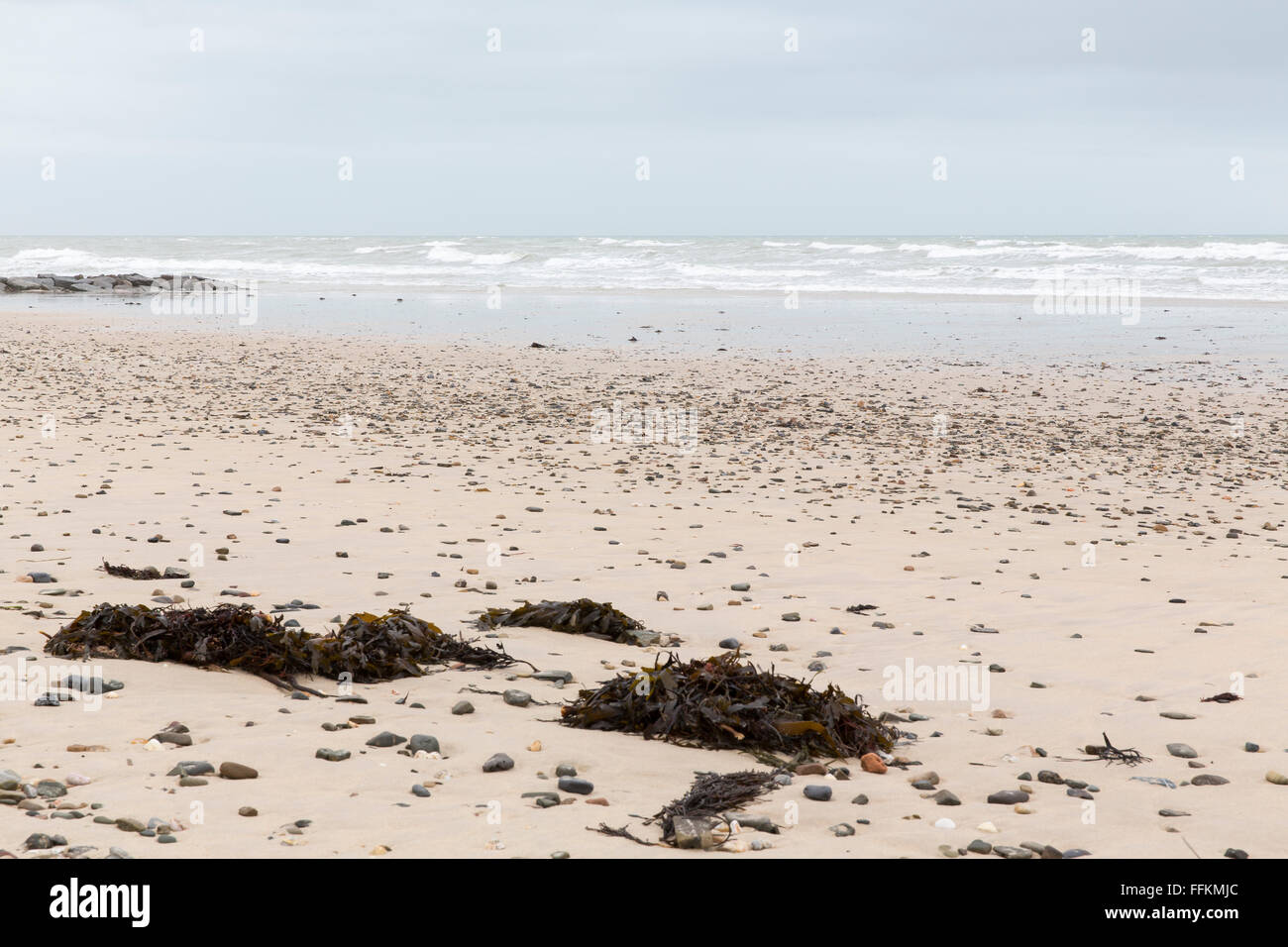 France Normandy Manche Cotentin Beach waves holidays Stock Photo - Alamy
