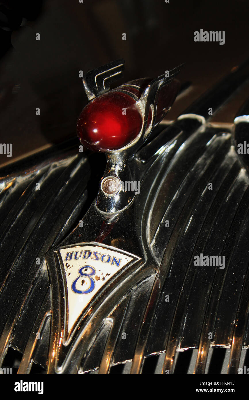 hudson 8 grille and badge brian mcguire Stock Photo - Alamy