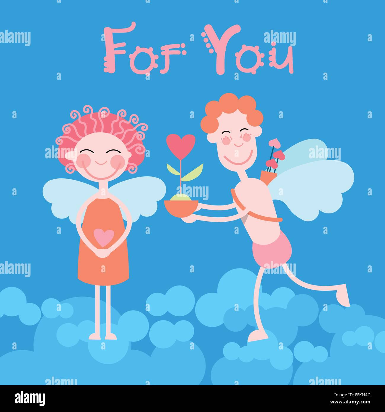 Lady of the angels Stock Vector Images - Alamy