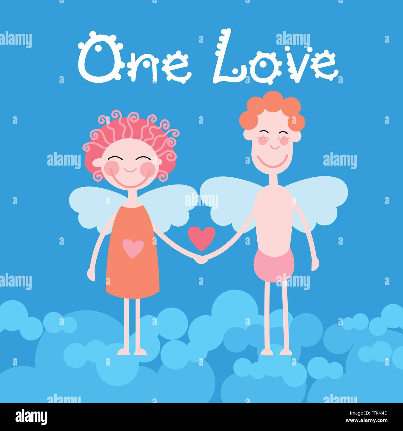 Angels holding Stock Vector Images - Alamy