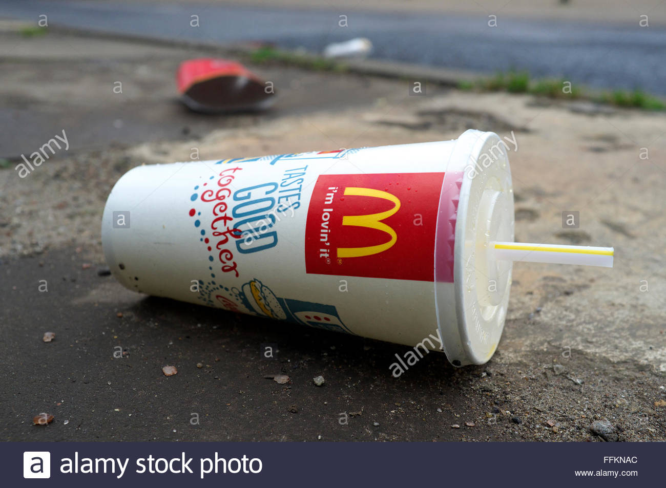 Mcdonalds Rubbish High Resolution Stock Photography and Images - Alamy