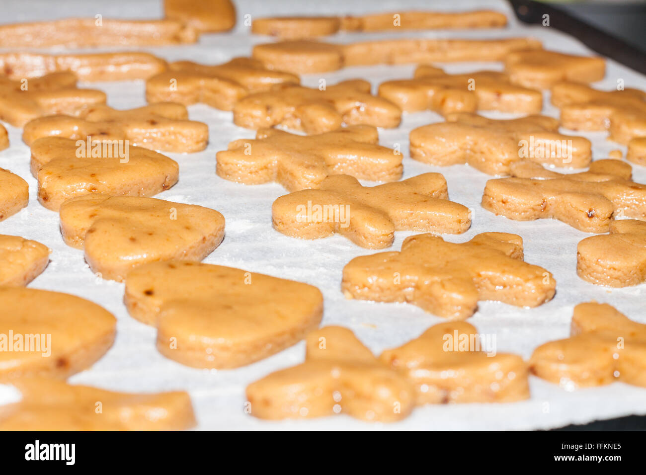 Cookies before baking Stock Photo - Alamy