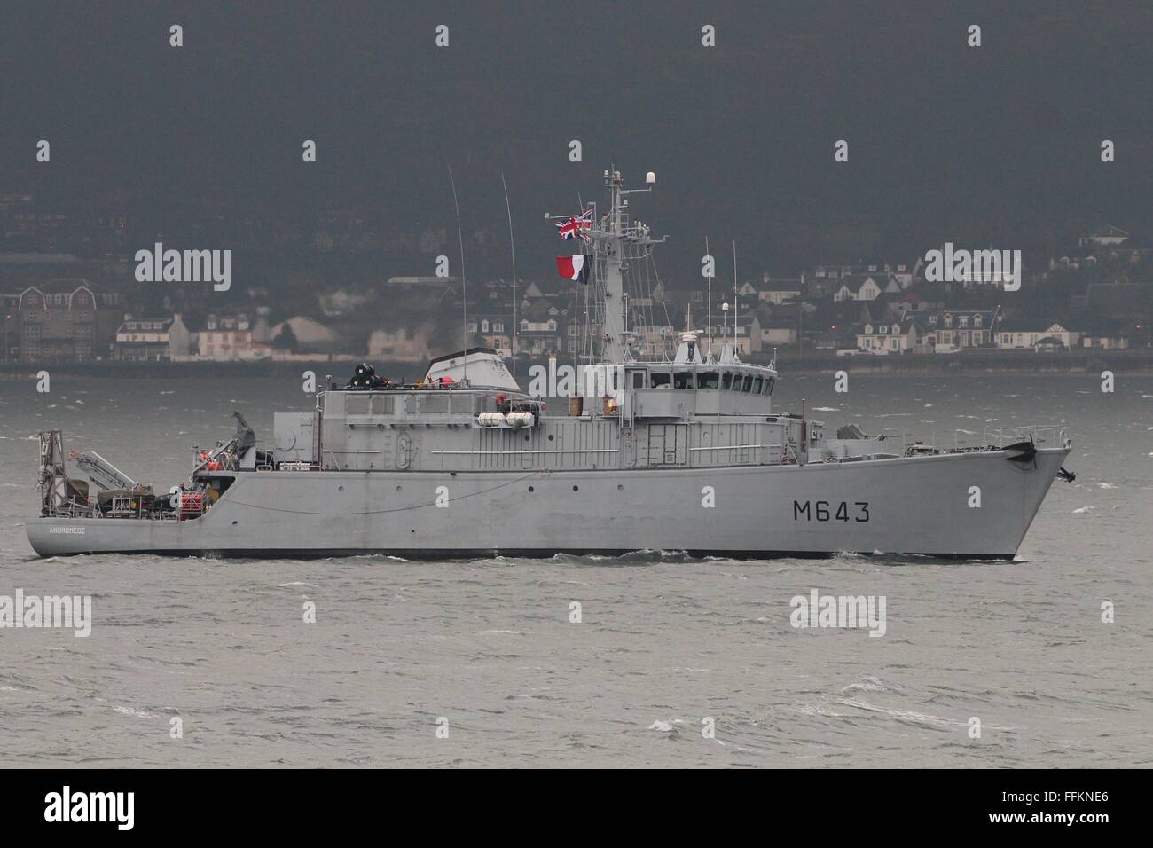 FS Andromède (M643), an Éridan-class (Tripartite-class) minehunter of ...
