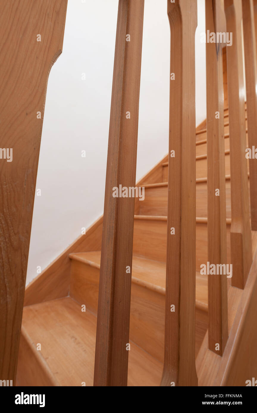 woodwork wooden hand made pine stairs staircase inside steps riser and ...