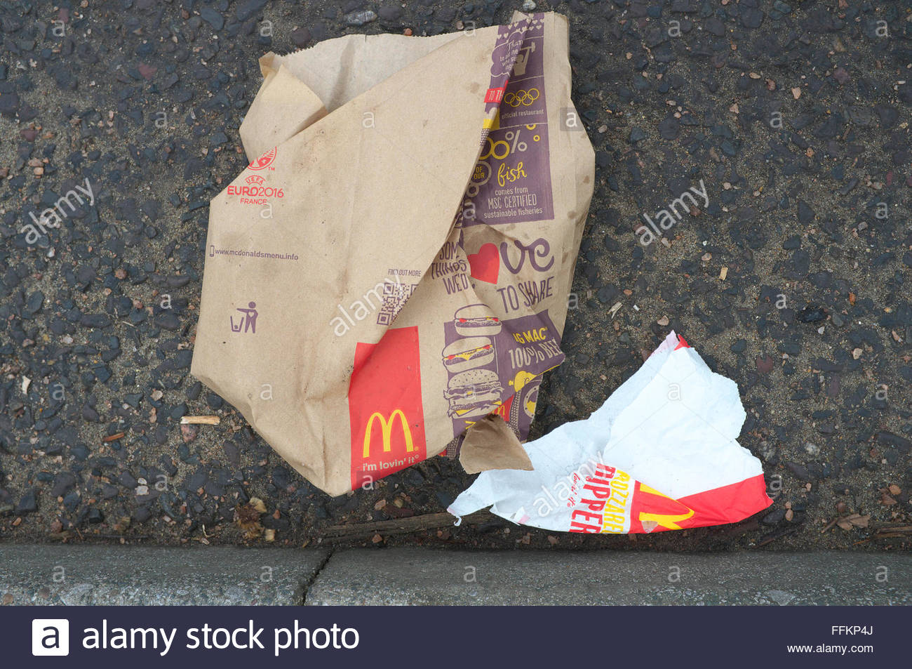 Litter Littering Wrapper High Resolution Stock Photography and Images ...