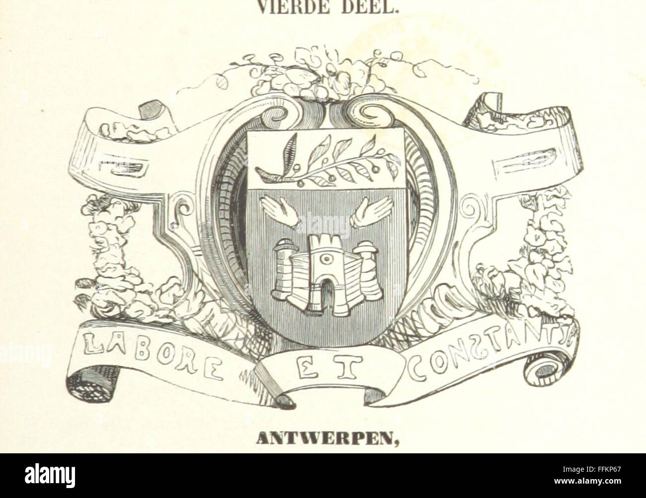 'Geschiedenis van Antwerpen' (History of Antwerp) traces the ...