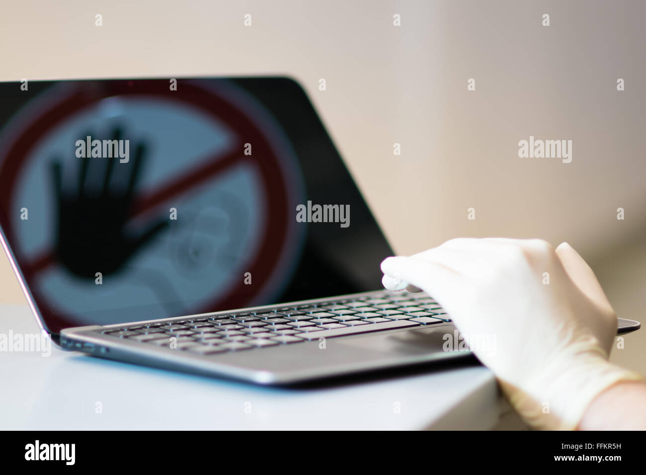 Hand stop stopping hand hi-res stock photography and images - Alamy