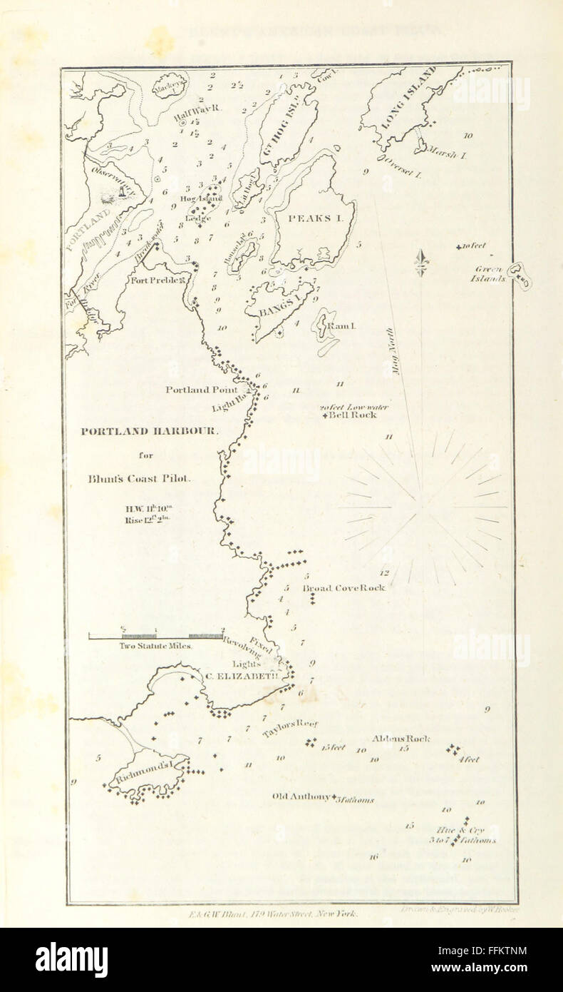 This vintage maritime book offers navigational details for ships ...