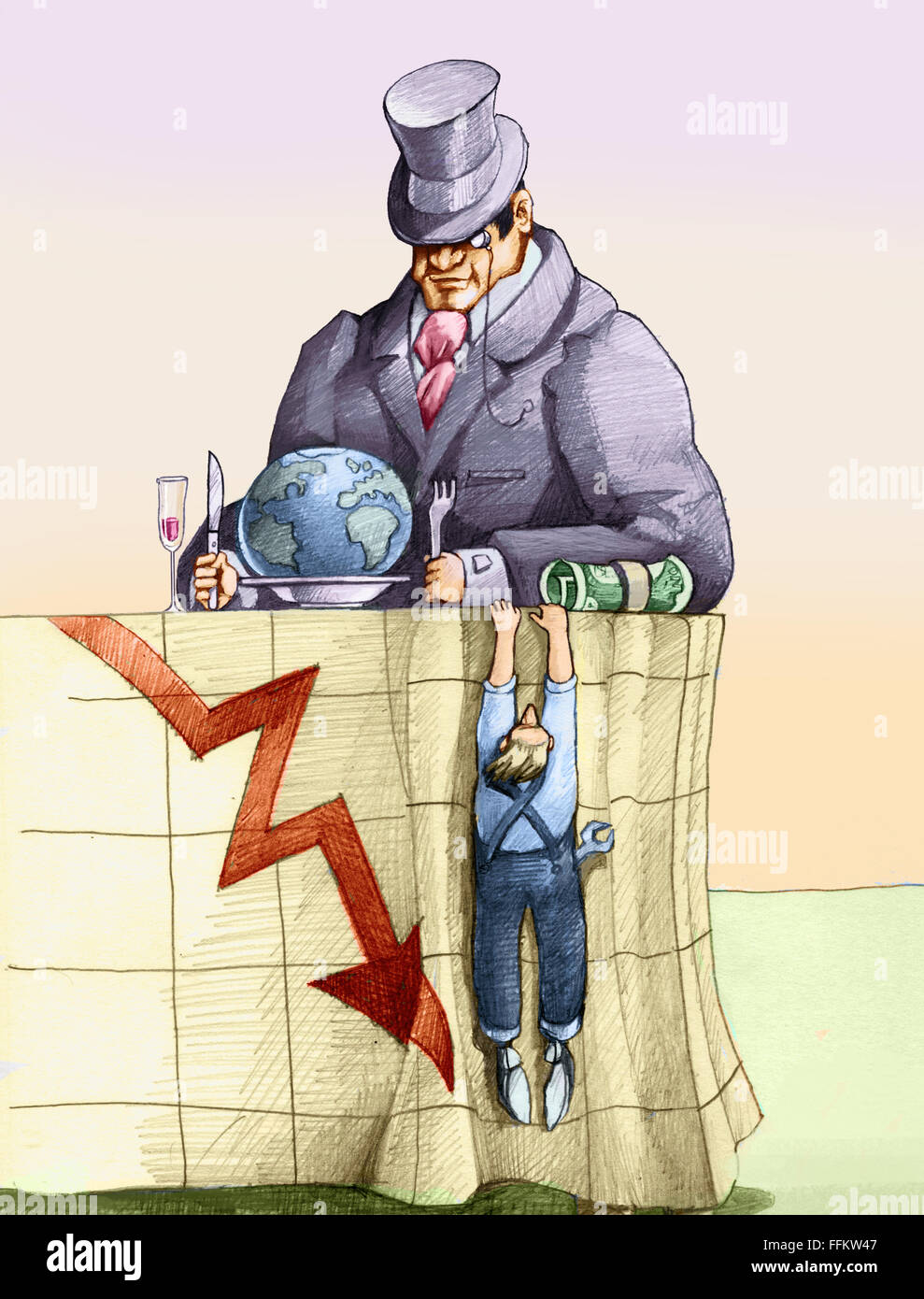 Cartoon conflict management hi-res stock photography and images - Alamy