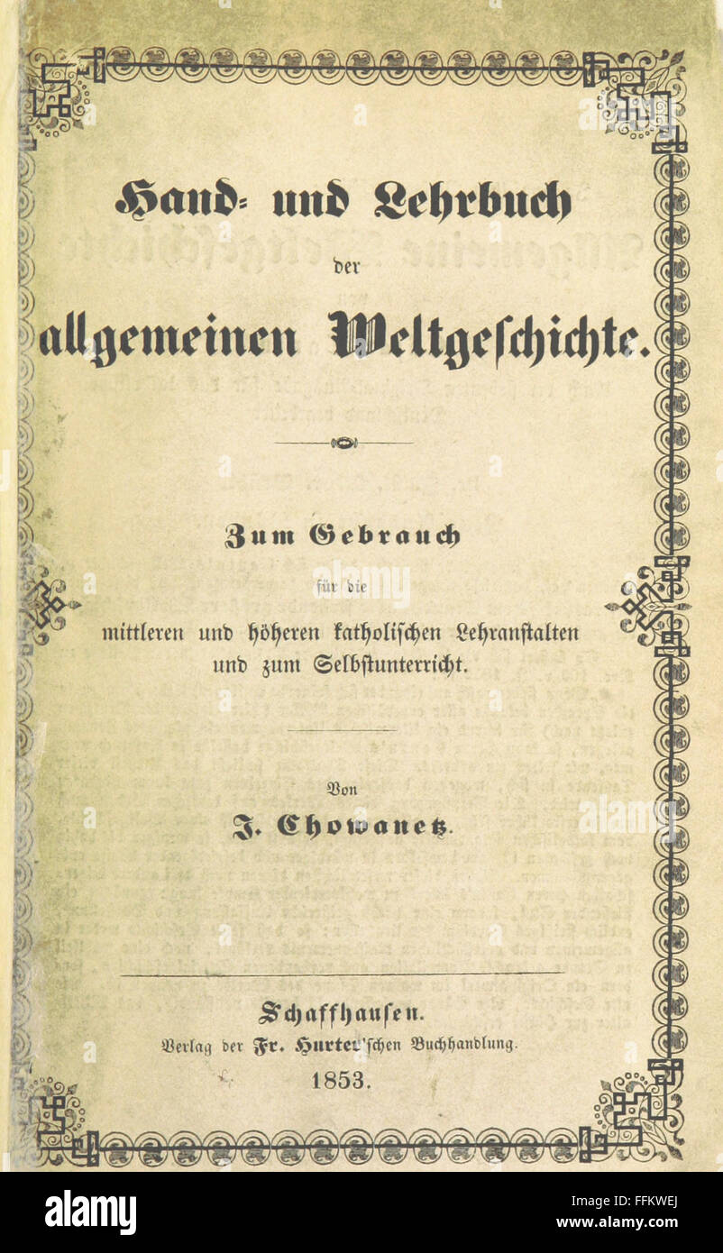 A German-language handbook and textbook of general world history ...