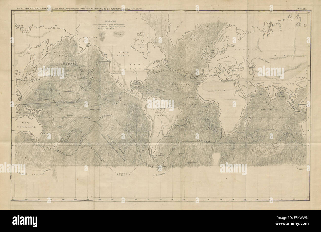 09 of '[The Physical Geography of the Sea.]' Stock Photo - Alamy
