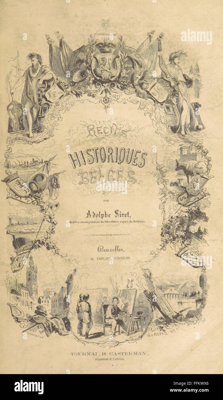 This vintage book focuses on historical accounts from Belgium, covering ...
