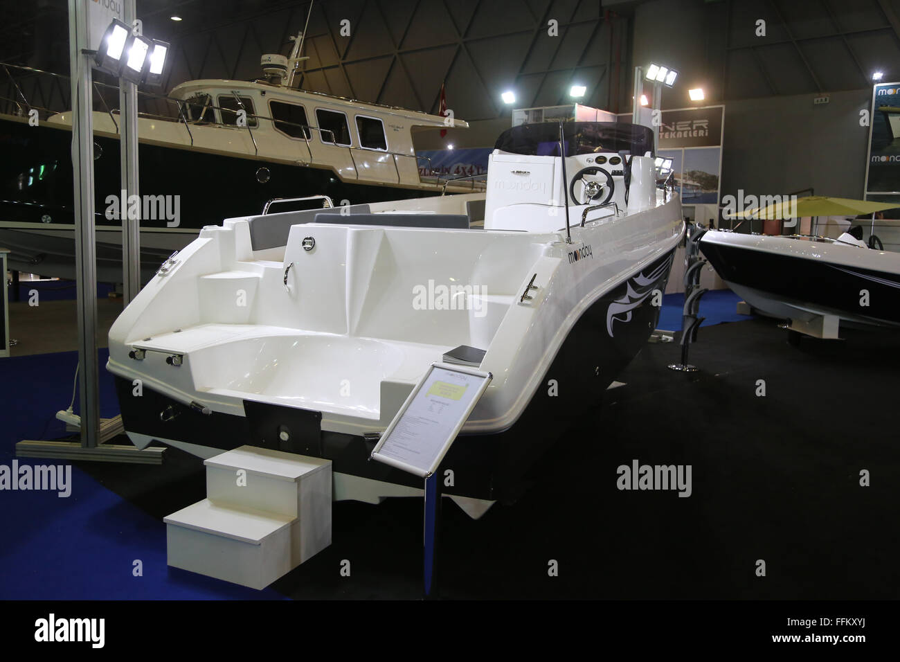 Monday boat on display at 9th CNR Eurasia Boat Show in CNR Expo Center ...