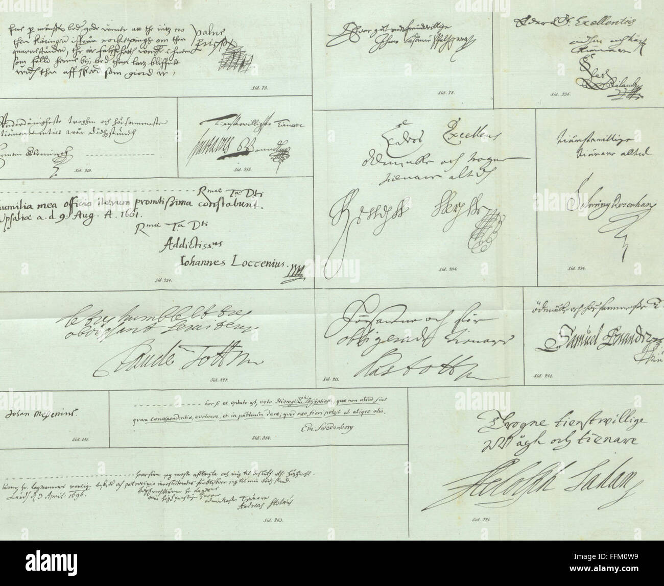 This vintage Swedish book provides historical documents related to the ...