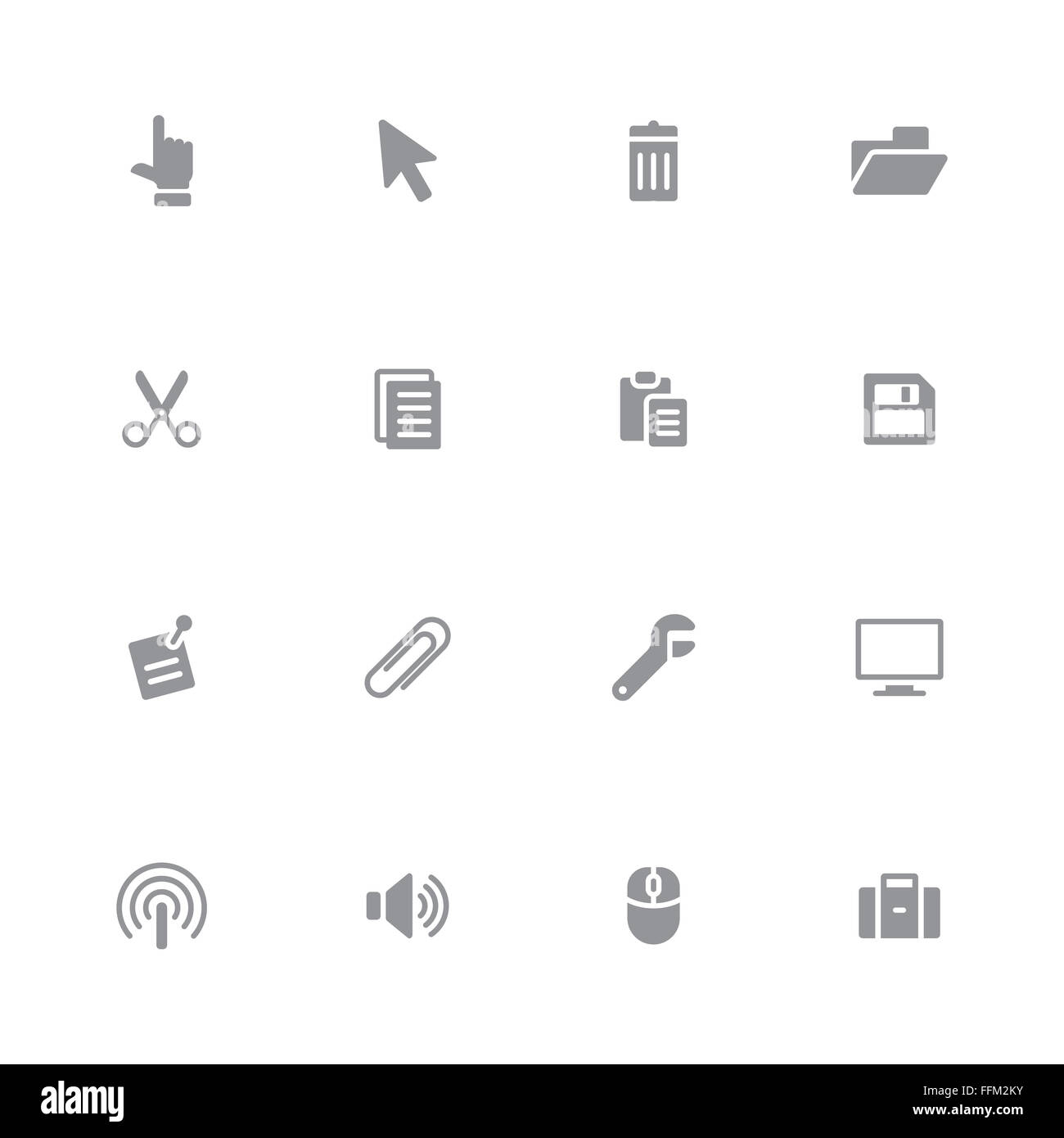 [JPEG] gray simple web icon set 3 for web design, user interface (UI), infographic and mobile ...