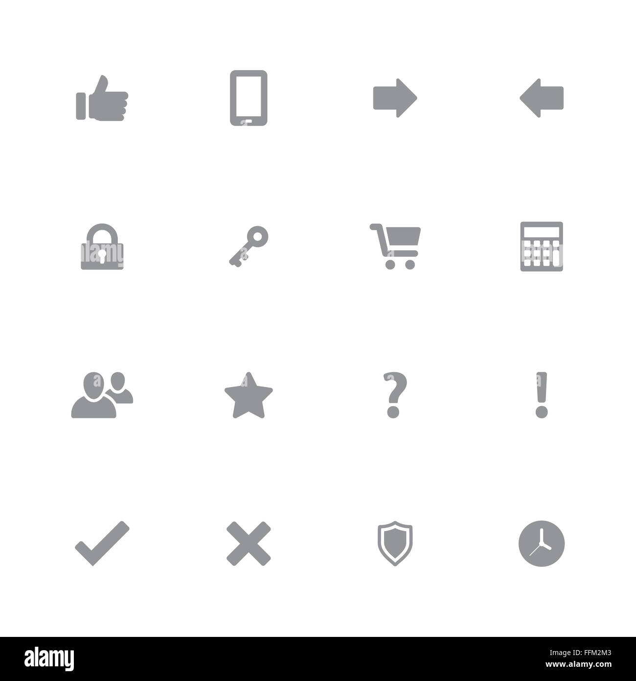 [JPEG] gray simple web icon set 2 for web design, user interface (UI), infographic and mobile ...