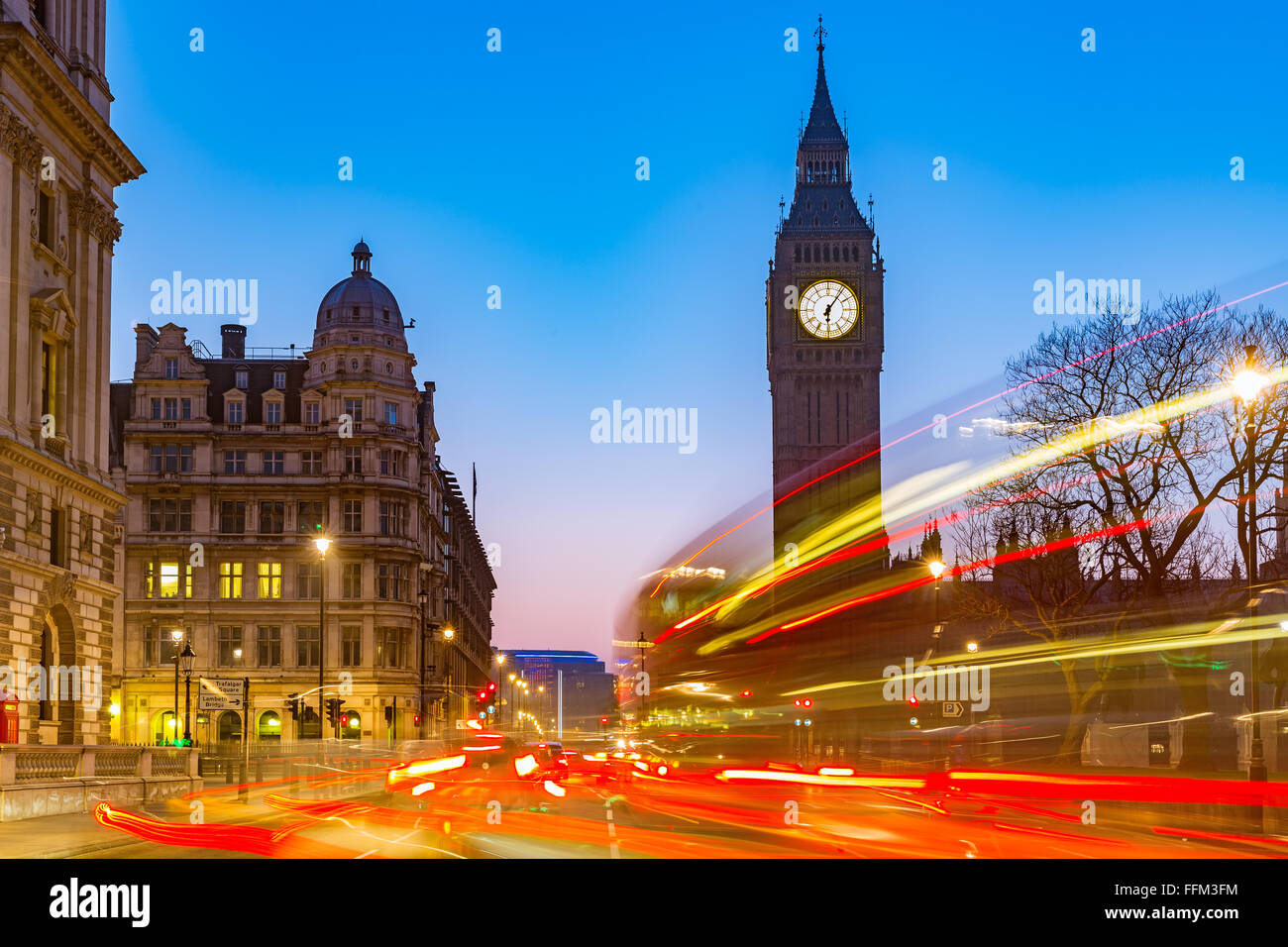 London at night Stock Photo - Alamy