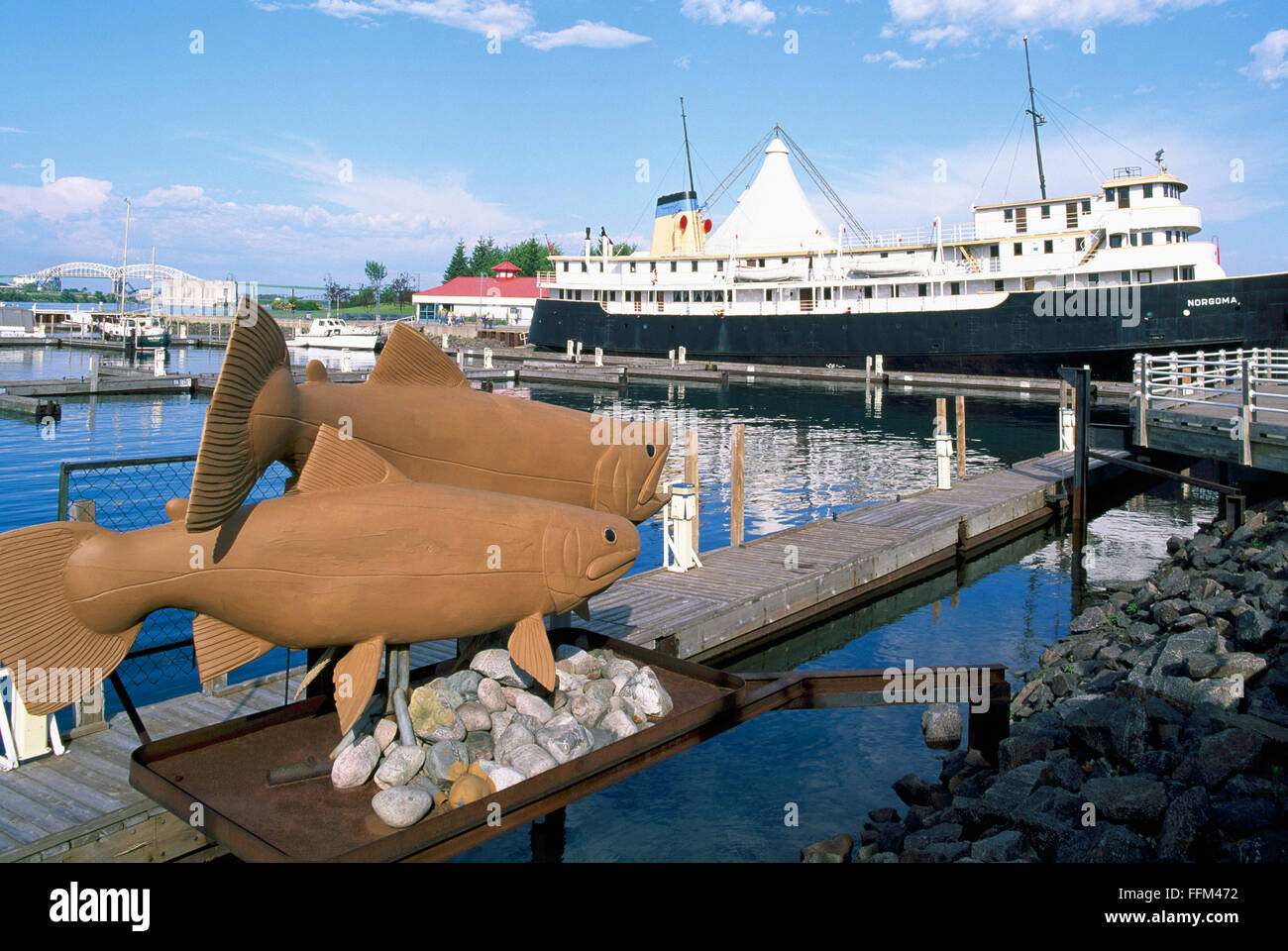 Sault Ste. Marie, Ontario, Canada - MS Norgoma (Museum Ship) docked ...