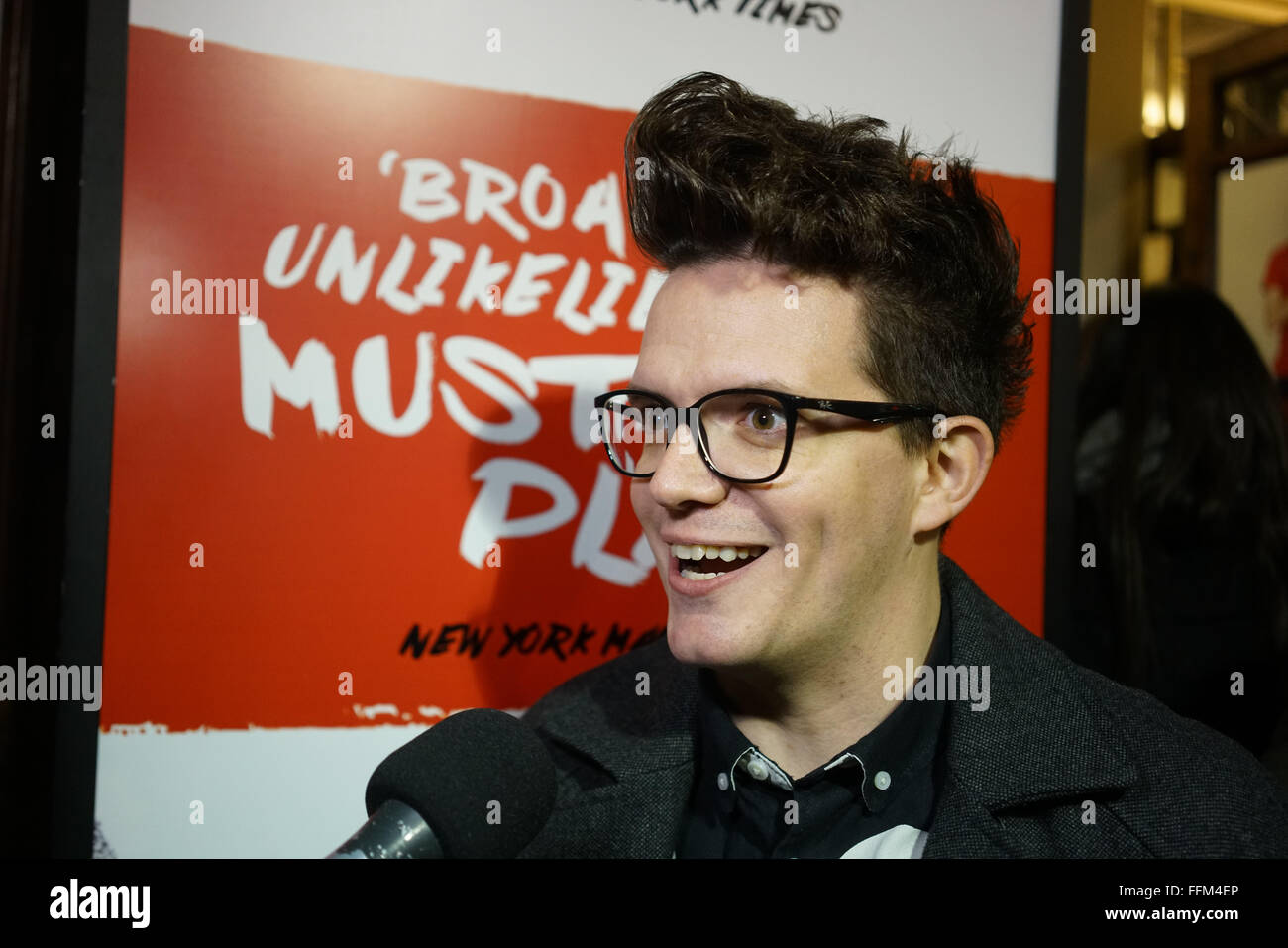 London, UK. 15th February, 2016. David Morgan attends the of 'Hand To ...