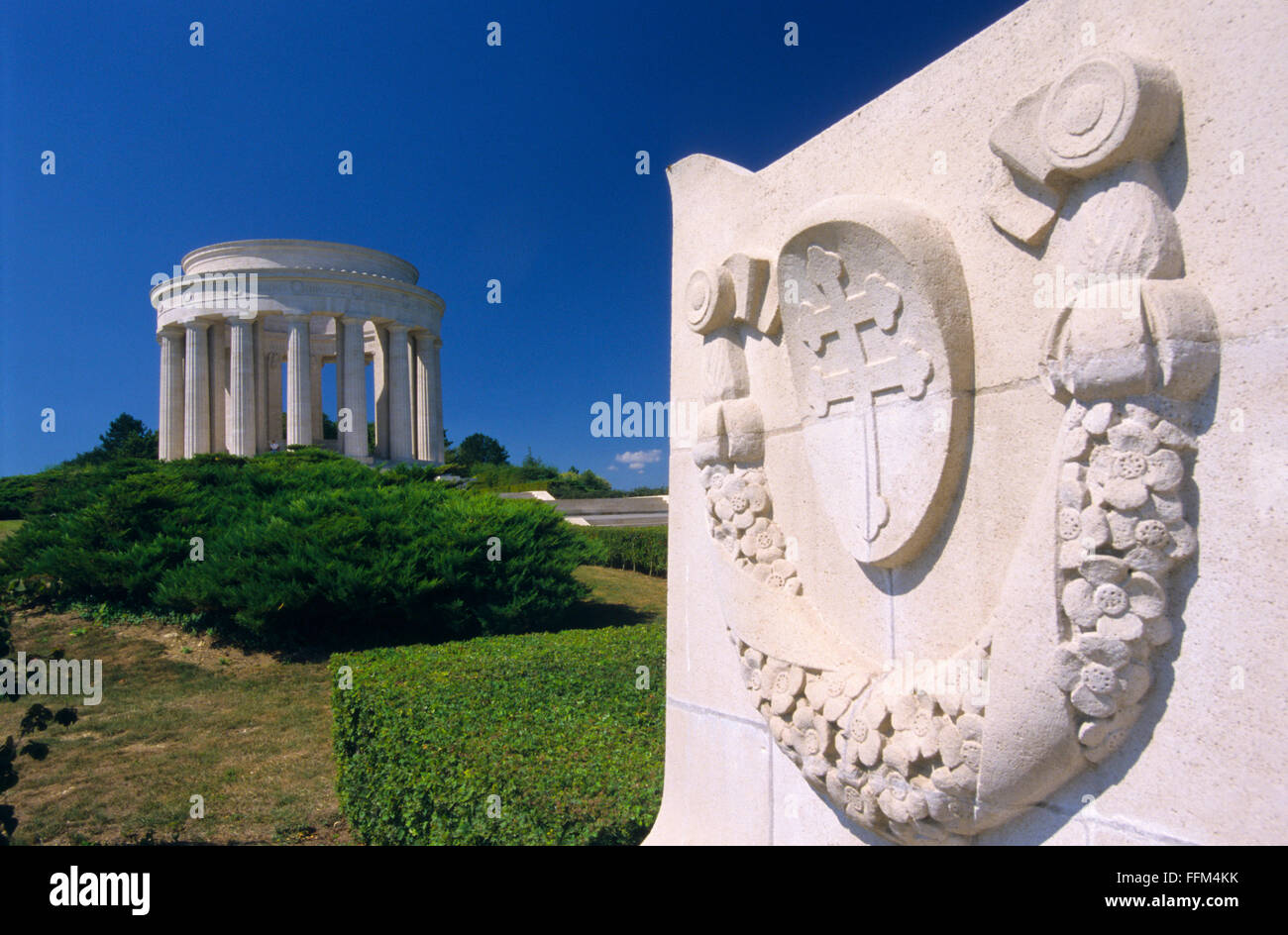 France, Meuse (55), Montsec hill, World War I memorial to fallen U.S ...