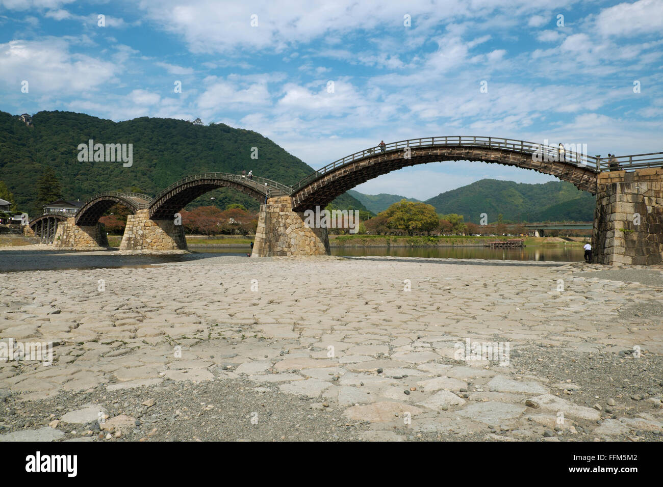 Kintai Bridge (Kintai-kyo) at Iwakuni Stock Photo - Alamy