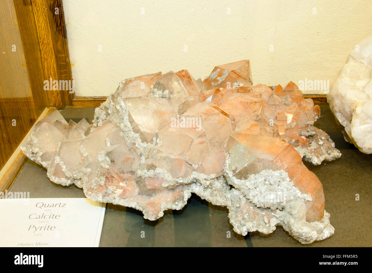 Massive Quartz Crystals Stock Photo - Alamy
