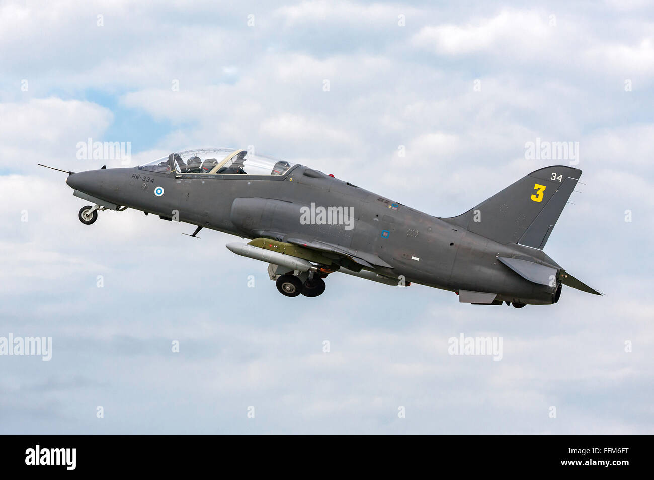 Finnish Air Force operated British Aerospace Hawk Mk.51 jet trainer ...