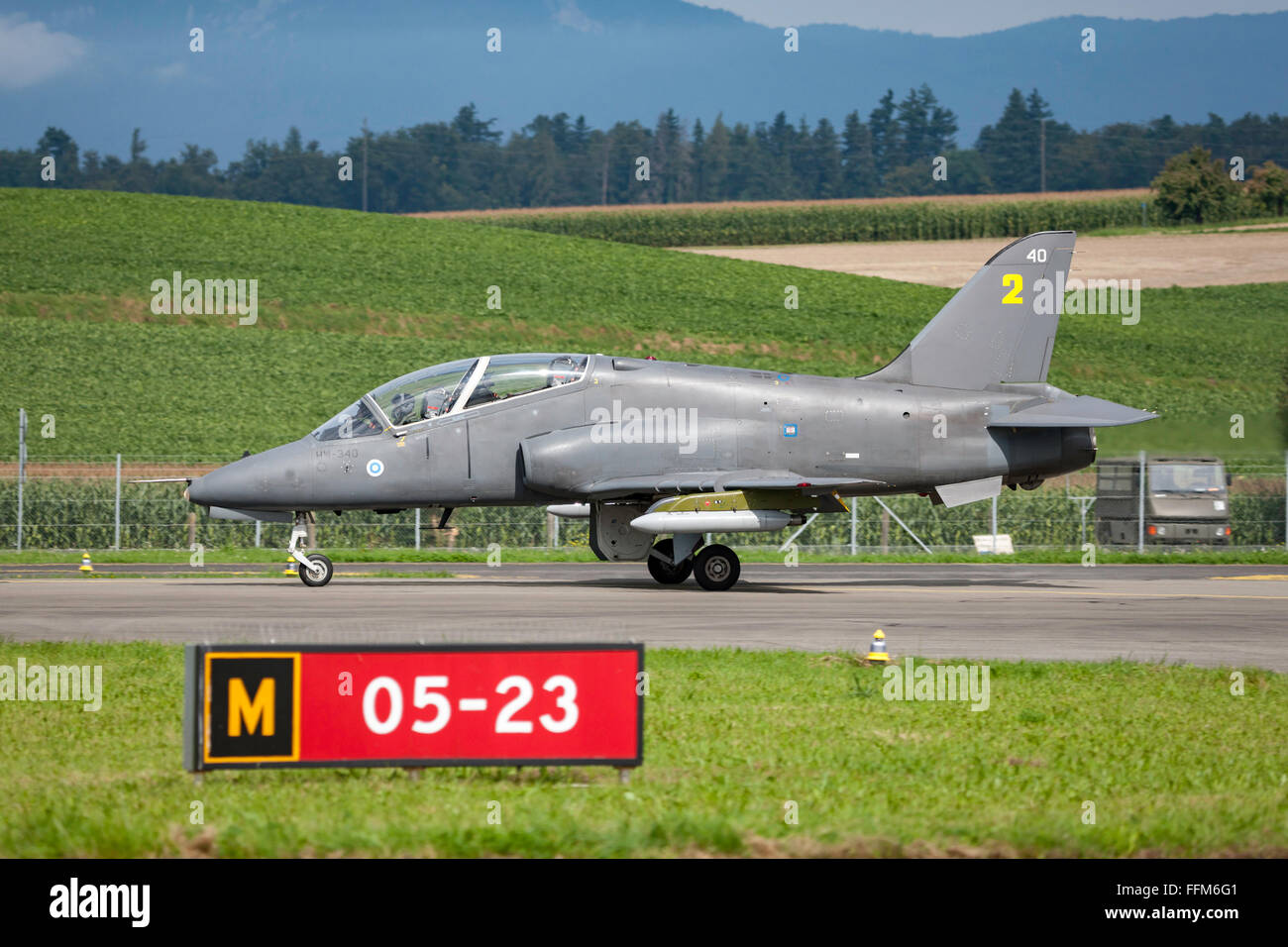 Finnish Air Force operated British Aerospace Hawk Mk.51 jet trainer ...