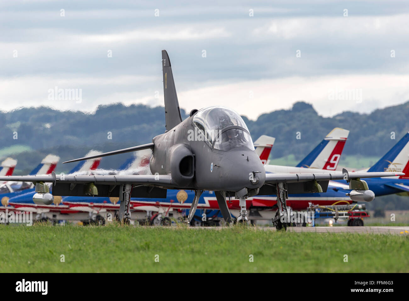 Finnish Air Force operated British Aerospace Hawk Mk.51 jet trainer ...