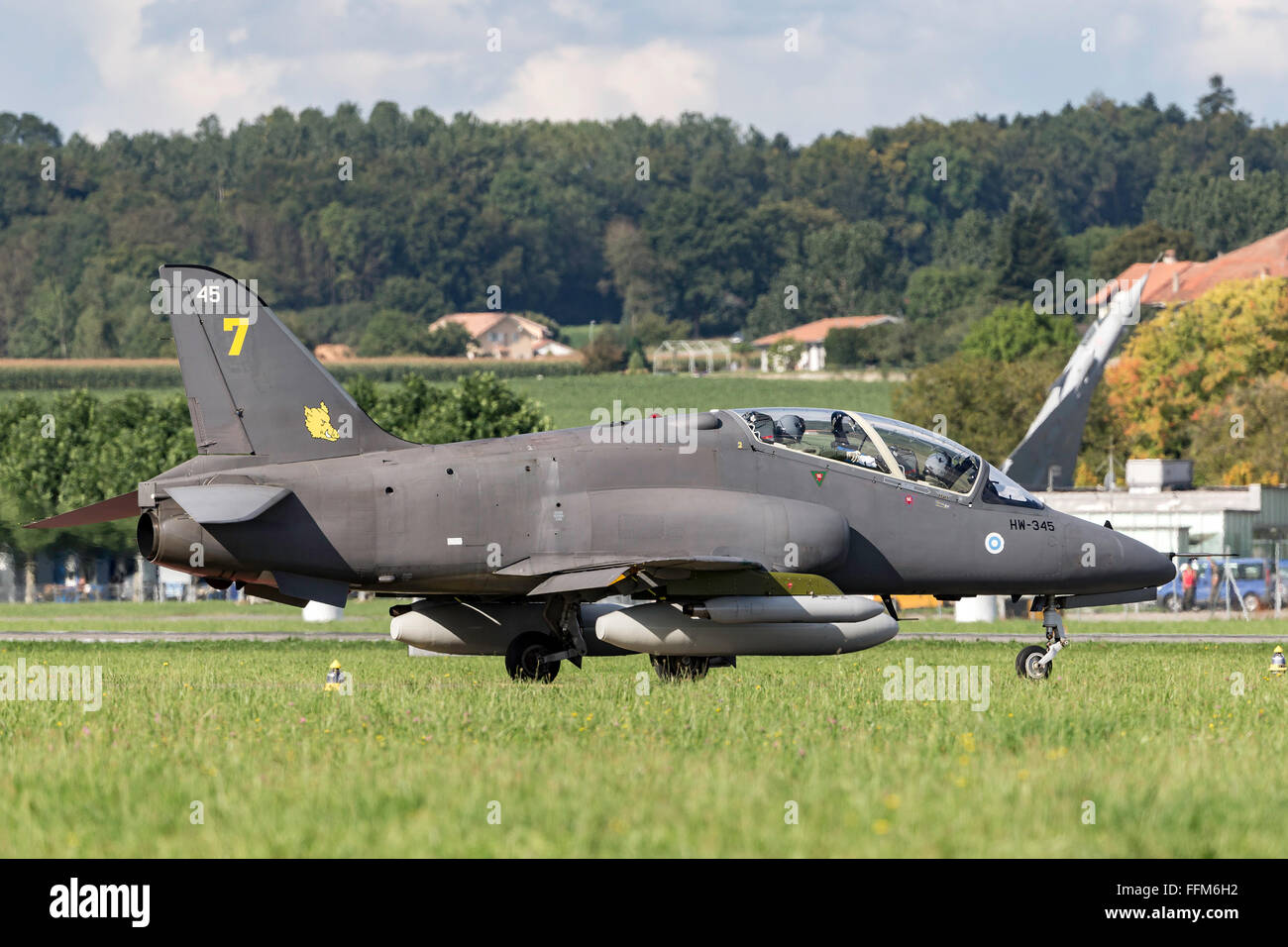 Finnish Air Force operated British Aerospace Hawk Mk.51 jet trainer ...