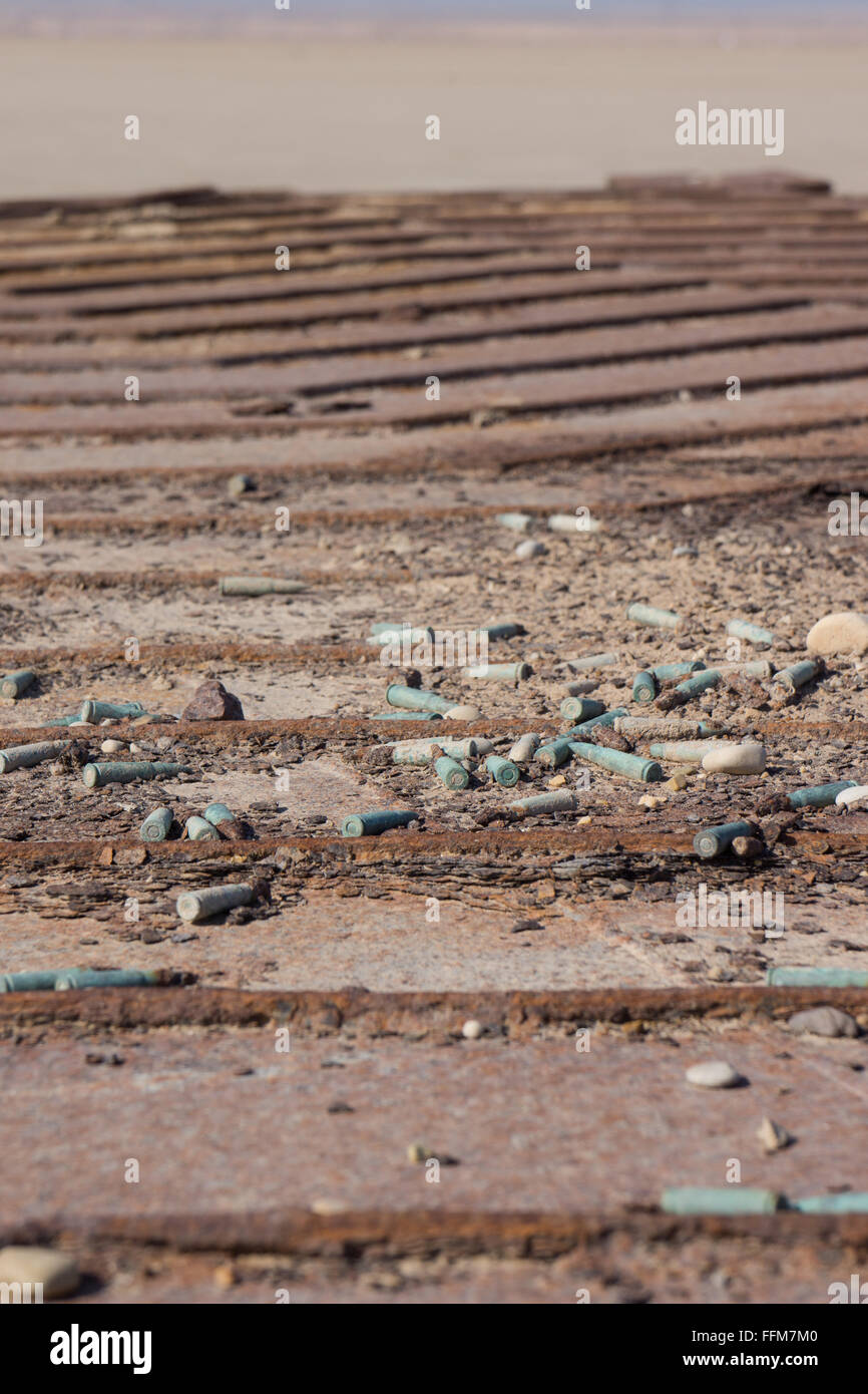Green rusty bullets Stock Photo - Alamy