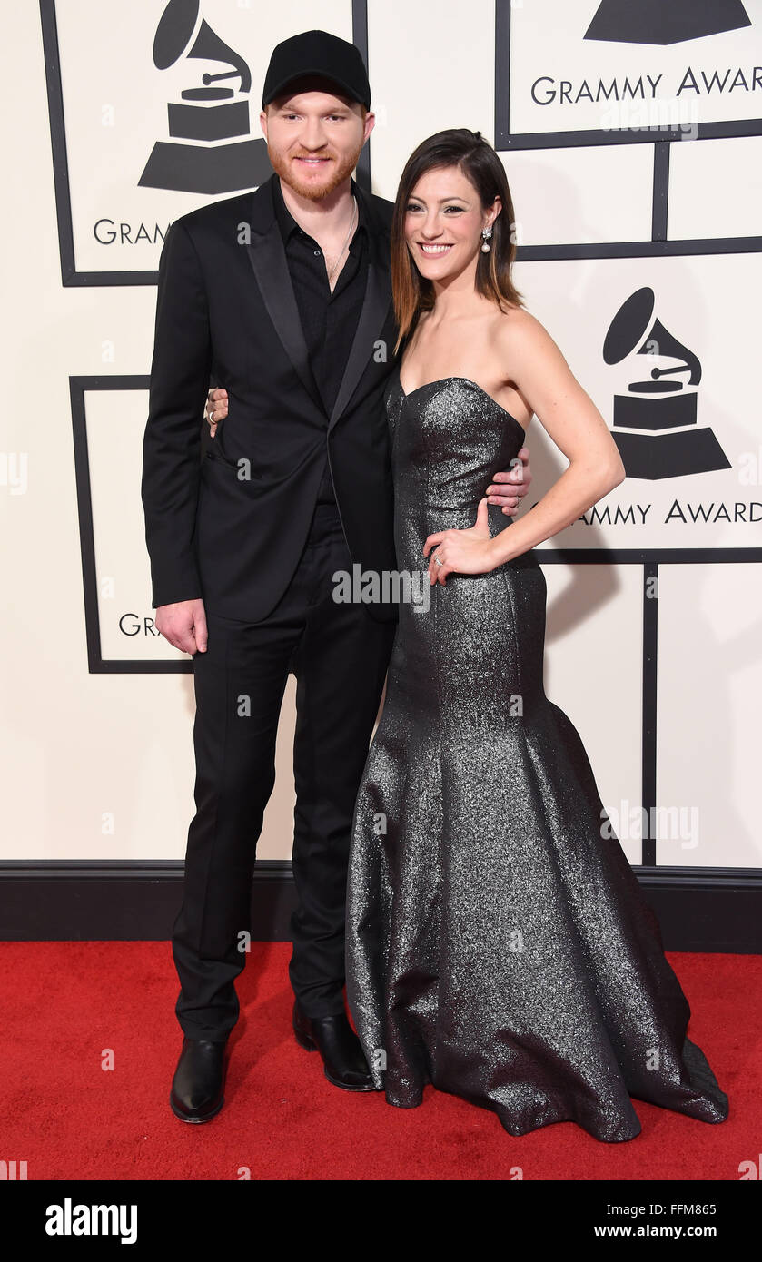 Los Angeles, California, USA. 15th Feb, 2016. Eric Paslay arrives for ...