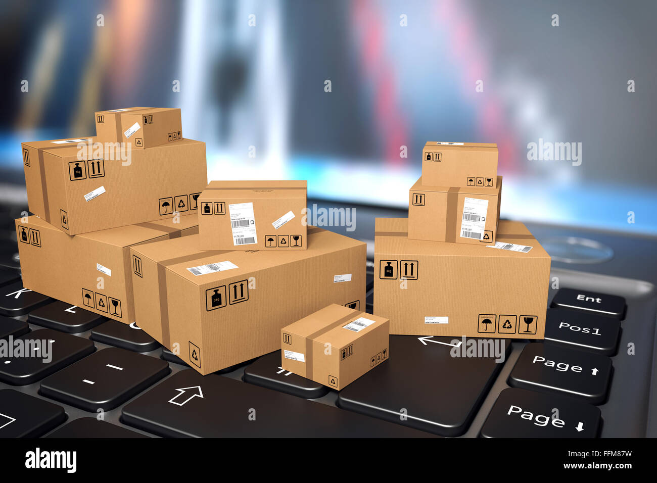 Sending online hi-res stock photography and images - Alamy