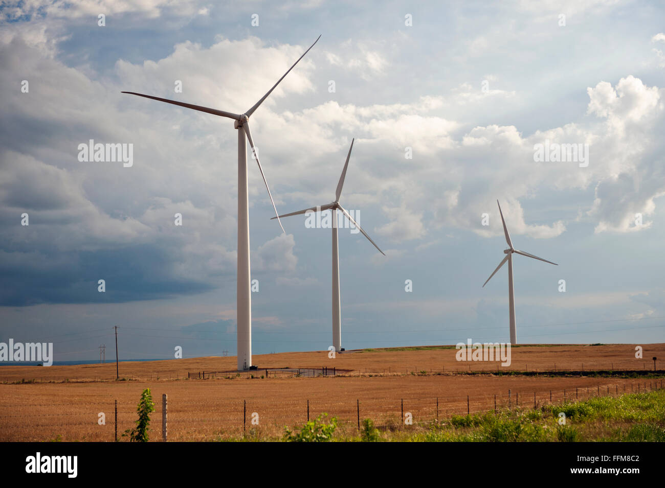 wind turbines, wind mill, wind-powered electricity generator in the ...