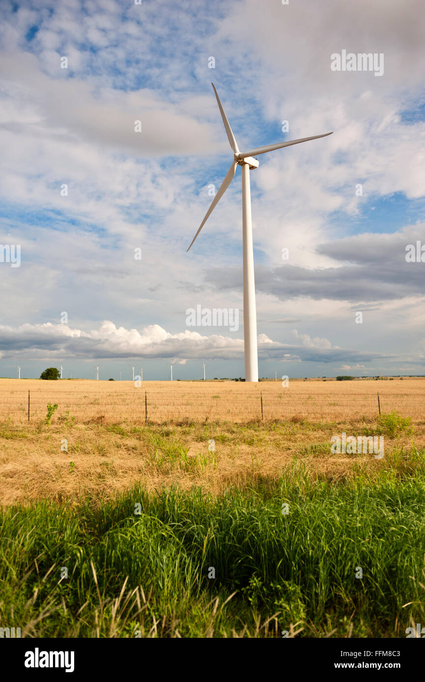 Powered by wind turbines hi-res stock photography and images - Alamy