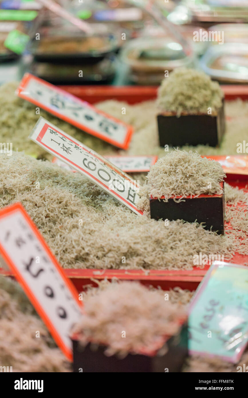 Traditional food market in Kyoto. Japan Stock Photo - Alamy