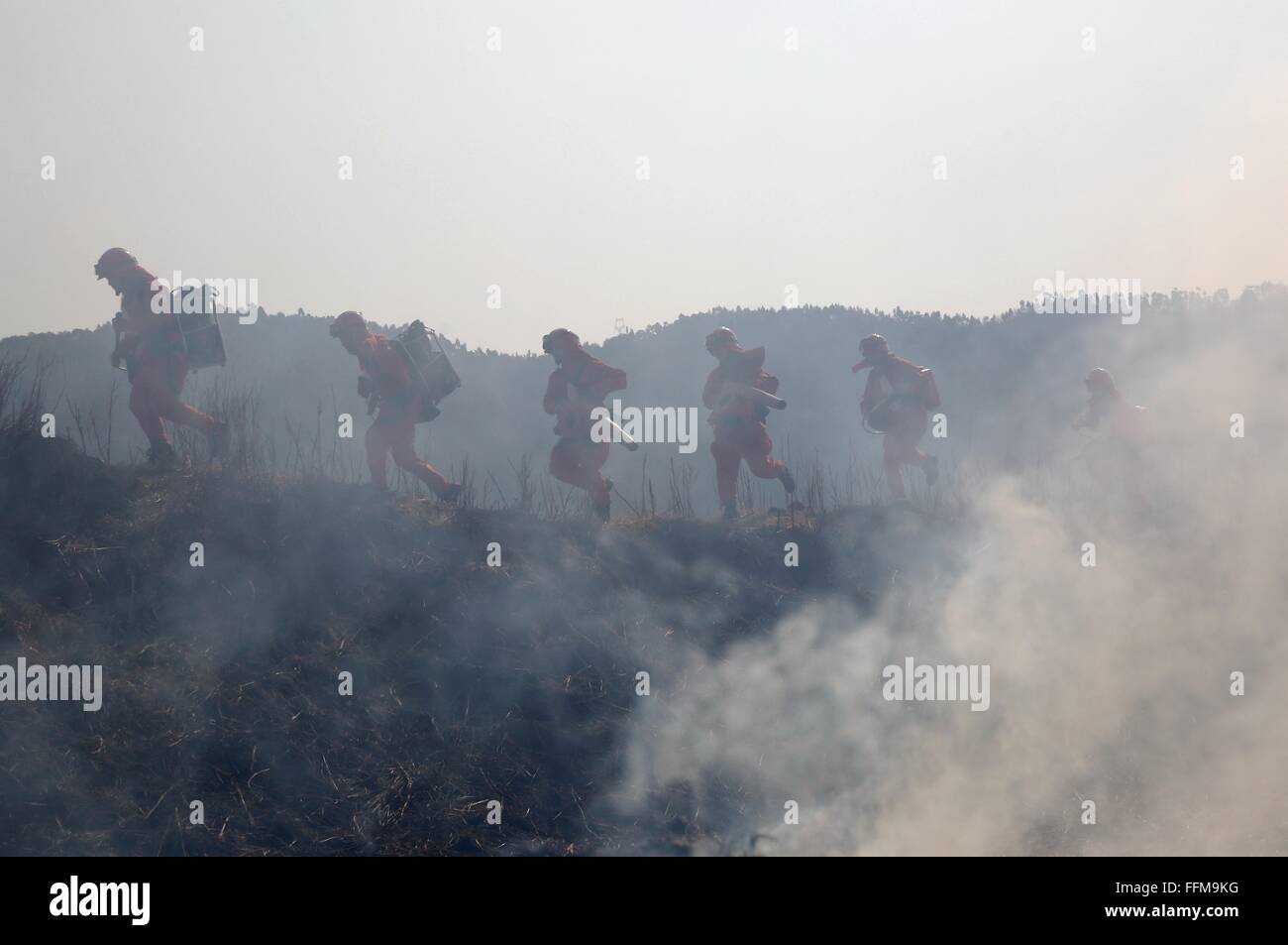 Liangshan, Xichang City of southwest China's Sichuan Province. 16th Feb ...