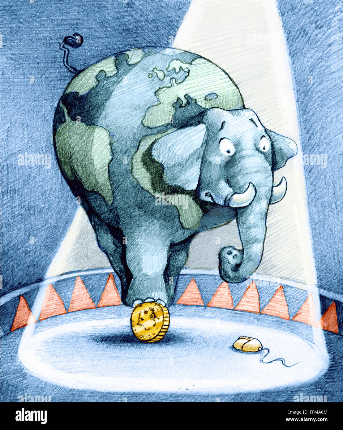 Elephant and mouse hi-res stock photography and images - Alamy