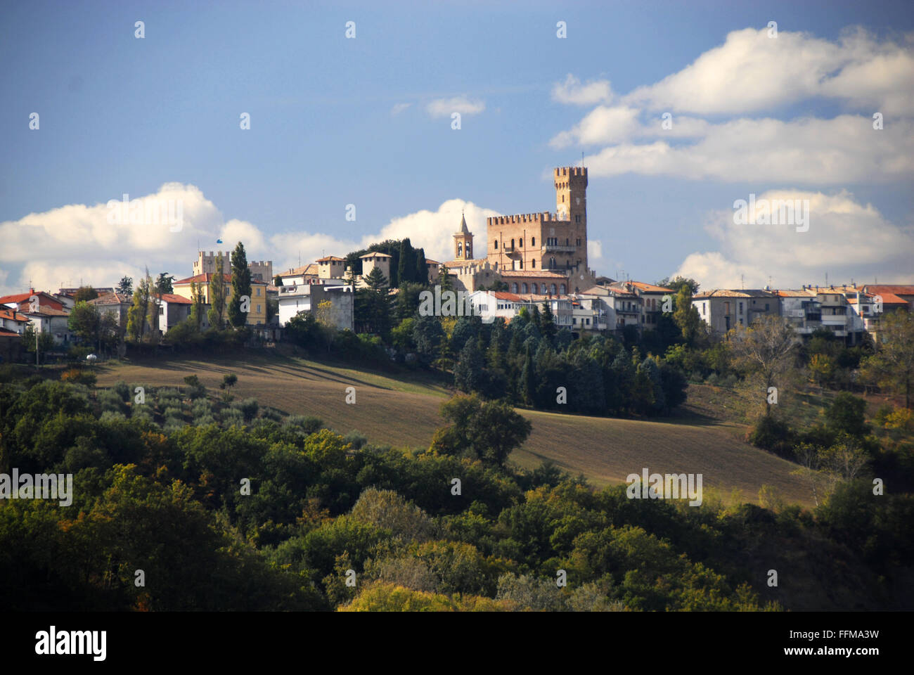 Rimini hills, Malatesta Seignory, Marche, italy Stock Photo - Alamy