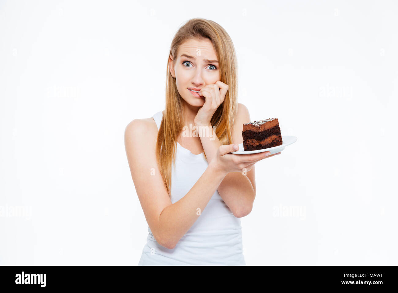 Hesitantly hi-res stock photography and images - Alamy