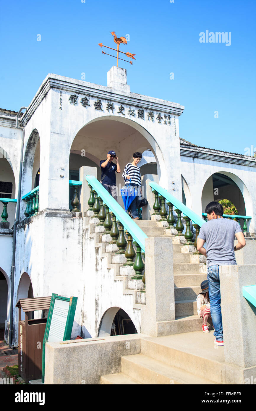 Tainan, Taiwan - March 9, 2013: Tainan Anping Tree House Fengying ...