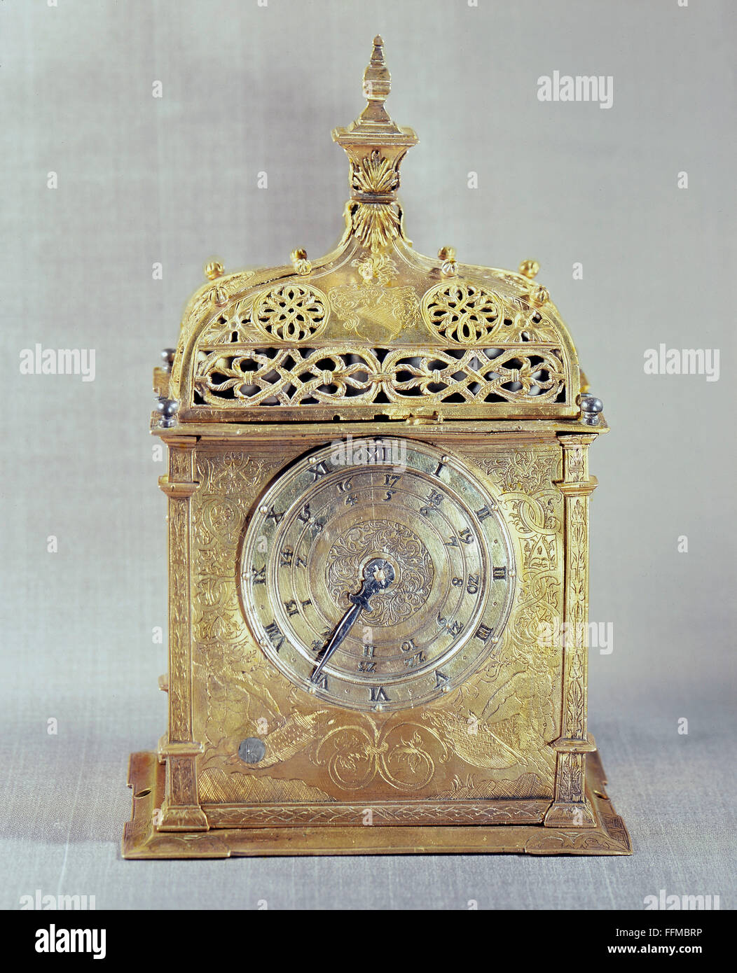 clocks, table clock, by Nikolaus Lanz (+ 1563 / 1566), Innsbruck, mid ...