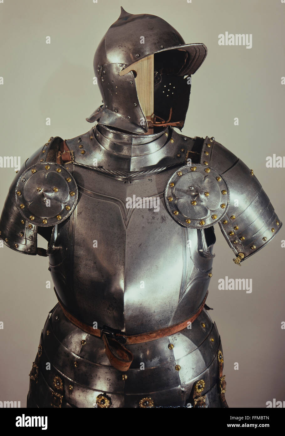 weapons, defensive arms, armour, armour suit for an officer, iron ...