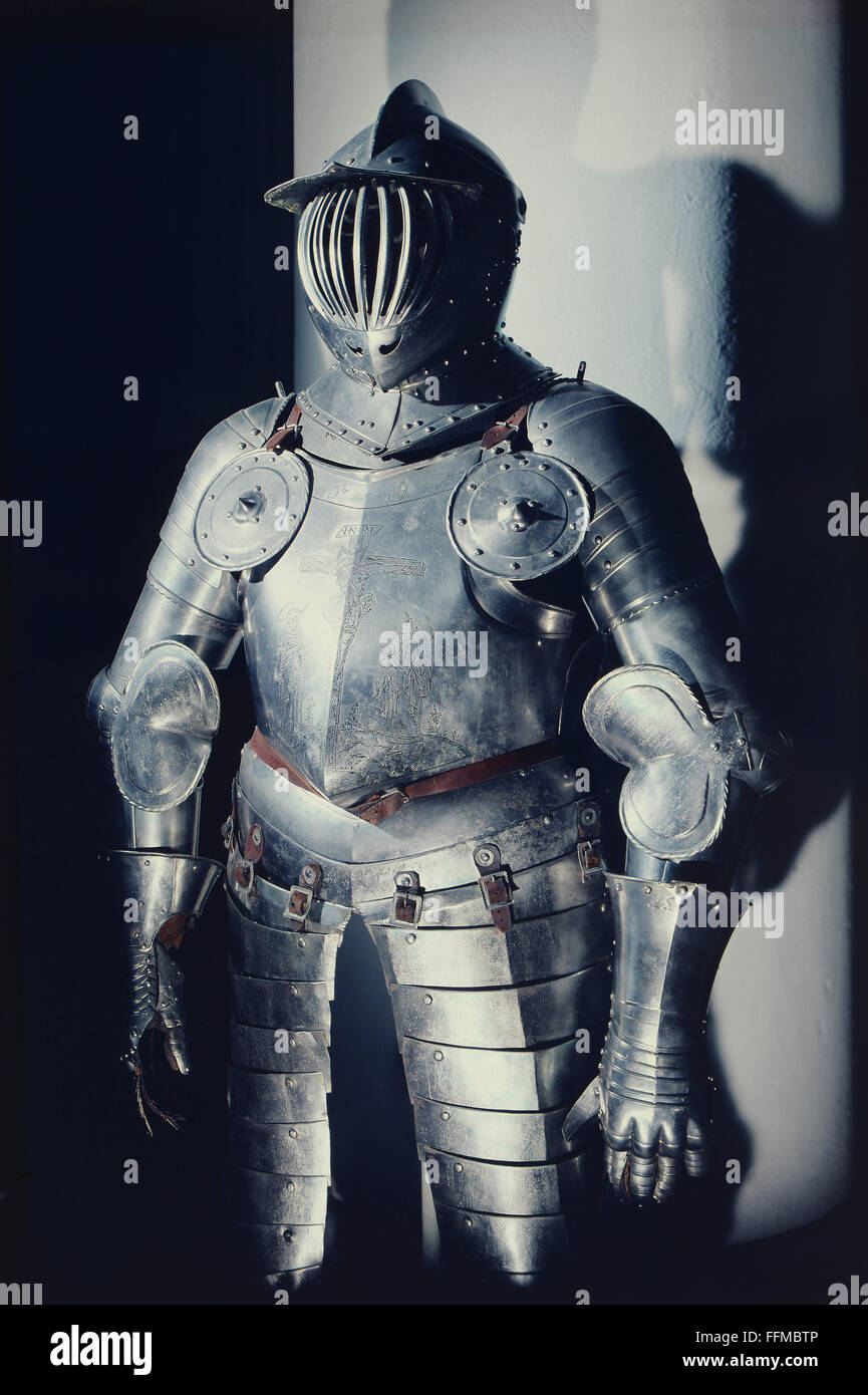 weapons, defensive arms, armour suit, jousting armour for the combat ...