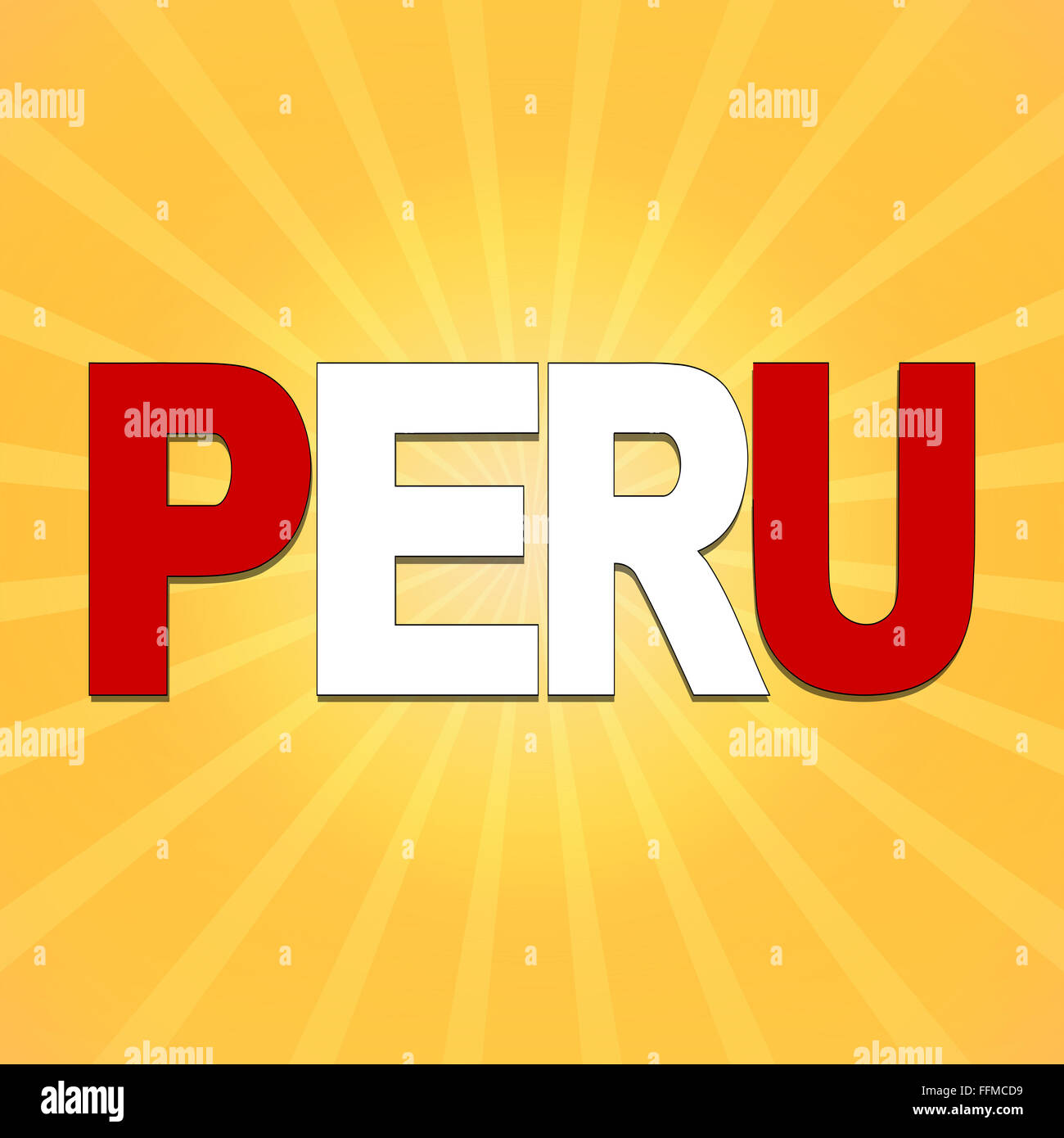 Peru flag hi-res stock photography and images - Alamy