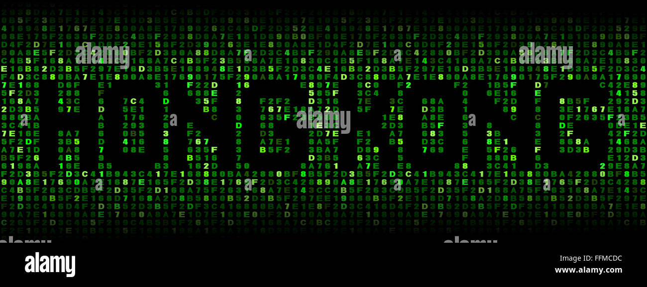 Hong Kong text on hex code illustration Stock Photo - Alamy